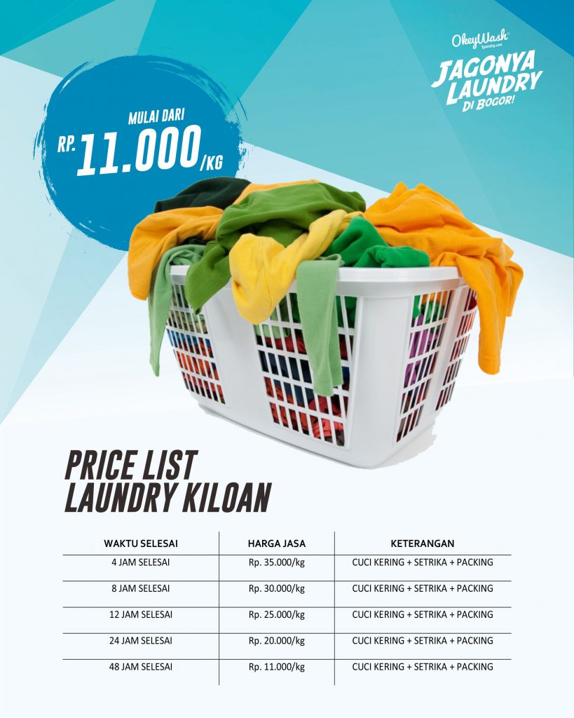 Price List - Okey Wash Laundry